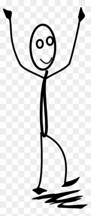 Happy Stickman - Free Transparent PNG Clipart Images Download
