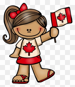July 1st Is Canada Day Here Is A Canadian Boy And Girl - Red And White ...