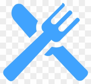 Lunch Menu - Lunch Break Icon Blue - Free Transparent PNG Clipart ...