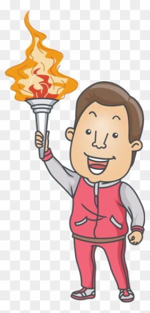 Man Holding Torch - Torchbearers International - Free Transparent PNG ...