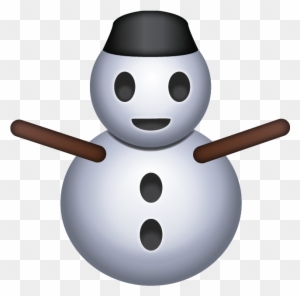 Snowman Emoji - Free Transparent PNG Clipart Images Download
