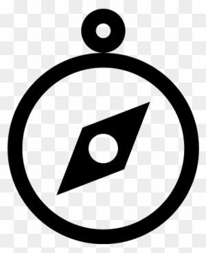 Simpleicons Places Compass For Orientation - Compass Icon Vector - Free ...