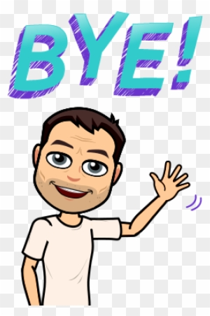 5 Jul - Bitmoji Bye - Free Transparent PNG Clipart Images Download