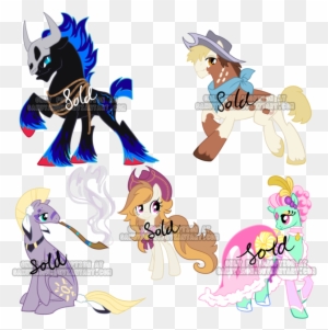 My Little Pony Western Adoptables1 By Sakuyamon - Mlp Western Pony ...