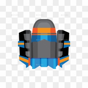 15 Flat Vector Spaceship Sprites - Spaceship Sprites Png - Free ...