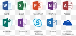 Access Office 365 Icon - Office 365 Applications Skype - Free ...