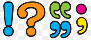 Punctuation, Spelling, And Capitalization - Punctuation Marks Clipart ...