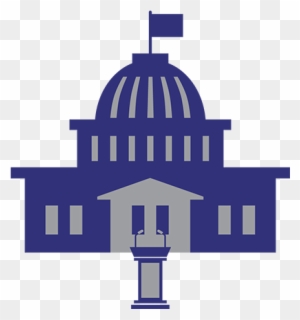 Political Podium & Capitol Building - House Of Congress Icon - Free ...