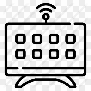 Smart Tv - Smart Tv Icon Png - Free Transparent PNG Clipart Images Download