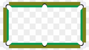Billiards Border - Free Transparent PNG Clipart Images Download