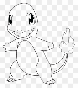 Lineart Charmander By C Jean On Deviantart - Pokemon Charmander - Free ...
