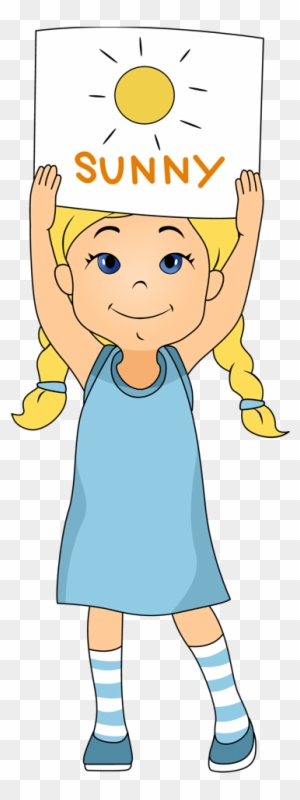 Sunshine Clip Art Girl - Weather Man Clip Art - Free Transparent PNG ...
