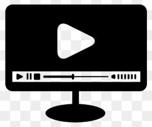 Computer Monitor Vector Art Icon - Computer Video Icon - Free ...