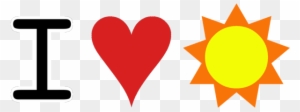 I Love Sun - Love You Sun - Free Transparent PNG Clipart Images Download