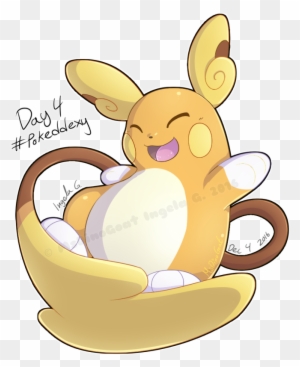 Day 4 Alolan Raichu By Msdinogoat - Drawing - Free Transparent PNG ...