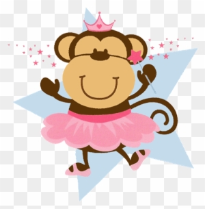 Animal Monkey - Monkey Ballerina Ornament (oval) - Free Transparent PNG ...