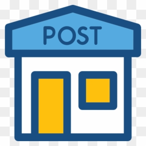 Post Office Icon - Building - Free Transparent PNG Clipart Images Download