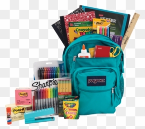 13 - Backpack School Supplies Clipart - Free Transparent PNG Clipart ...