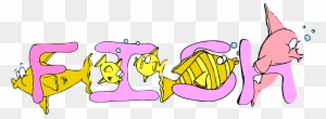 Fish Typography - Fish Word Art - Free Transparent PNG Clipart Images ...