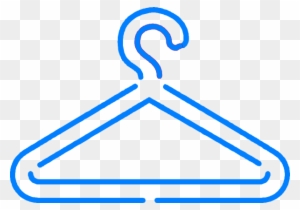 Blue Hanger Clip Art At Clker Com Vector Clip Art Online, - Blue Hanger ...