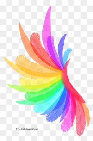 Transparent Rainbow Wing By K1ku Stock D5baau6 Feedyeti - Artsy Angel ...