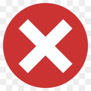 Red X In Circle - Health And Wellness Icon - Free Transparent PNG ...