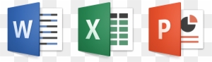 Word Excel Powerpoint Icons - Free Transparent PNG Clipart Images Download