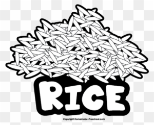 Click To Save Image - Rice Clipart Black And White - Free Transparent ...