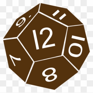 D12 Twelve Sided Dice - D12 Art Dice - Free Transparent PNG Clipart ...
