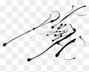 Ink Splash With Drops Brown Clip Art At Clker - Brown Paint Splatter ...