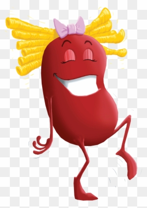 Kidney Character Shy - Dancing Kidney - Free Transparent PNG Clipart ...