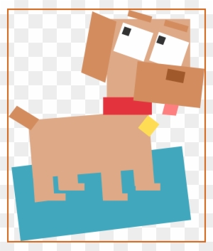 Square Animal 2 Dog Clipart - Square Animal Cartoon - Free Transparent ...