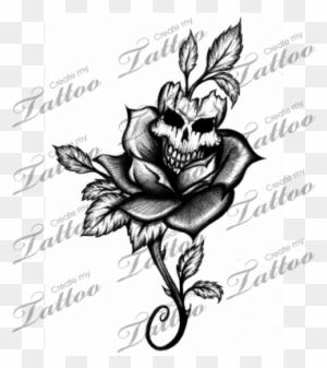 Tattoo Black Rose Drawing Clip Art - Tattoo Png - Free Transparent PNG ...