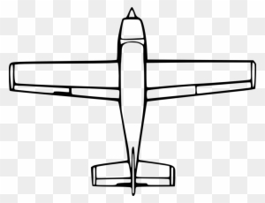Public Domain Clip Art Image Top Down Airplane View - Airplane Birds ...