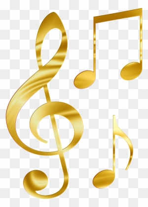 Choir Notes Cliparts 16, Buy Clip Art - Music Note Gold Png - Free ...