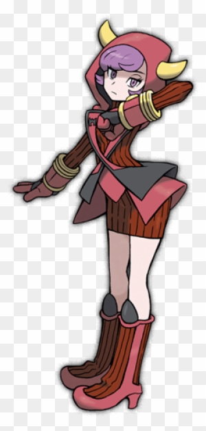 Magma Admin Courtney - Pokemon Omega Ruby Team Magma - Free Transparent ...