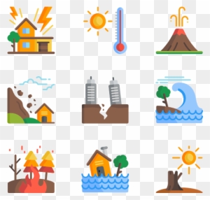 Natural Disaster Flood Earthquake Clip Art - Natural Disasters Png ...