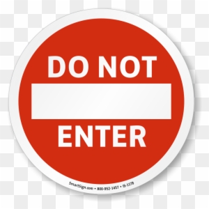 Do Not Enter Sign Clip Art, Transparent PNG Clipart Images Free ...