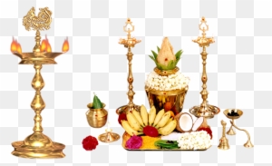 Lamp Clipart Pooja - Puja Samagri Image Png - Free Transparent PNG ...