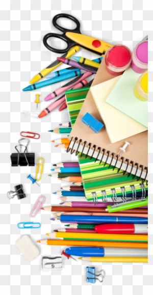 Assorted School Supplies Isolated - School - Free Transparent PNG ...