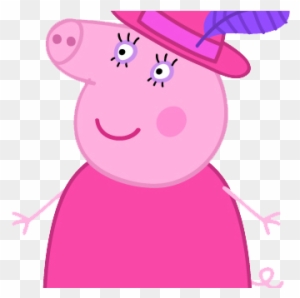 Peppa Pig Aunty Pig - Free Transparent PNG Clipart Images Download