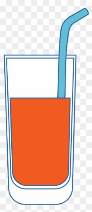 Glass With Orange Juice Vector Icon Illustration - Guinness - Free ...