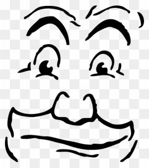 Curious Face Clip Art
