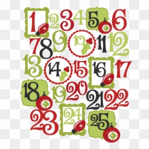 Christmas Numbers Clipart, Transparent PNG Clipart Images Free Download ...