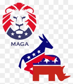 Maga Trump Logo Embroidered Cotton Twill Hat - Free Transparent PNG ...