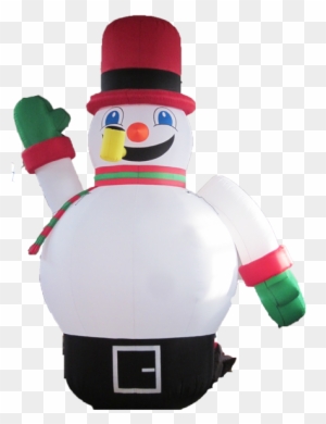 20 Foot Inflatable Snowman - Inflatable Snowman - Free Transparent PNG ...