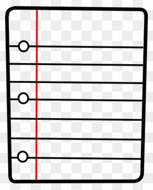 Lined Paper Lined Paper Notebook Paper Clipart - Sheet Of Notebook ...