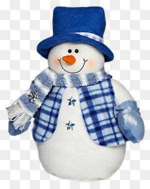 Snowman Clipart Blue - Blue Snowman Clipart - Full Size PNG Clipart ...