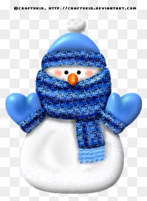 Snowman Blue By Craftykid - Christmas Day - Free Transparent PNG ...