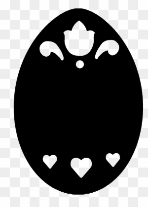 Adjust The Height Of The Simple Egg Shape To 3 ¼” Then - Black Dot ...